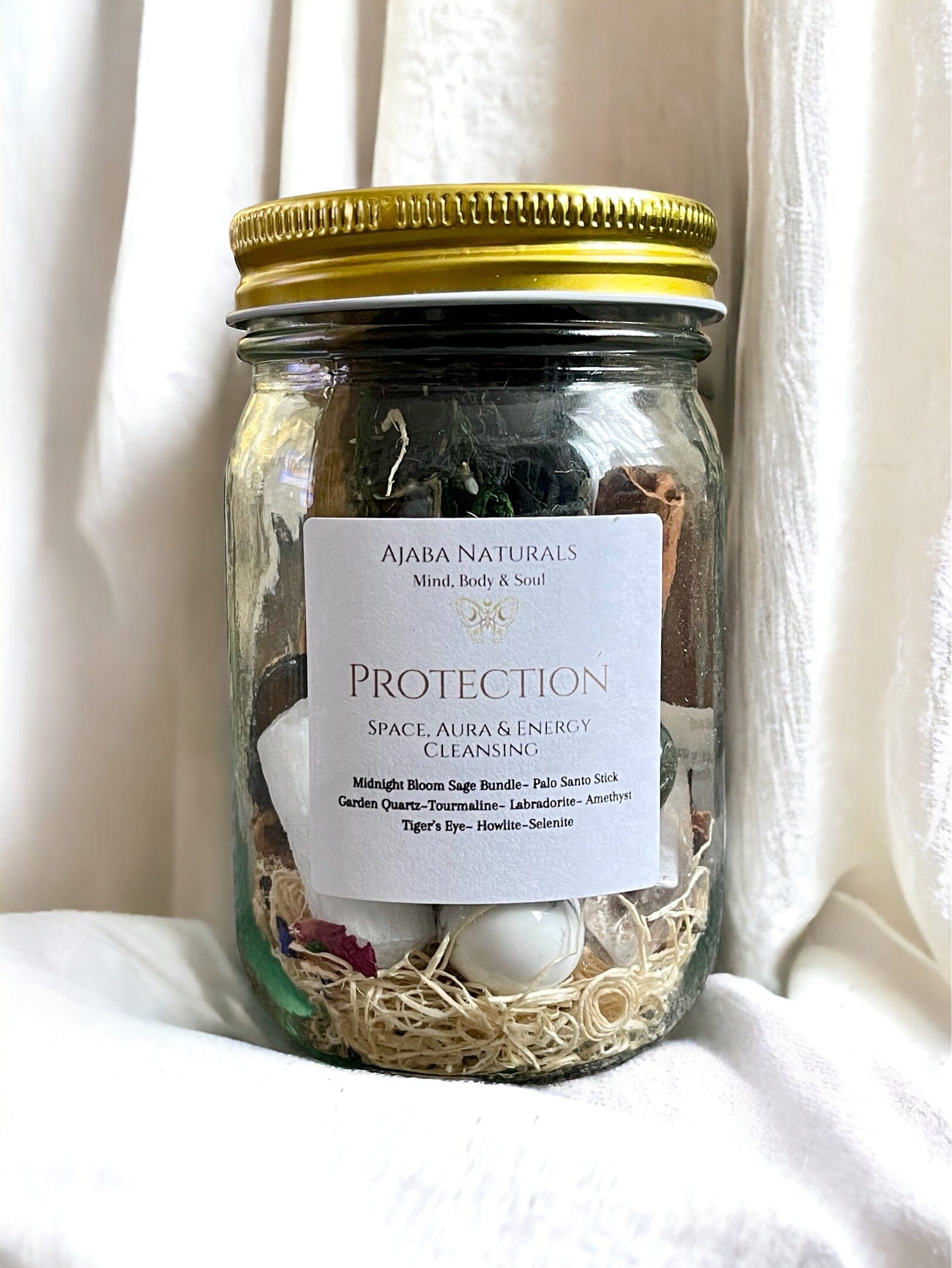 Space, Aura & Energy Cleansing Kit Jars – AJABA NATURALS®