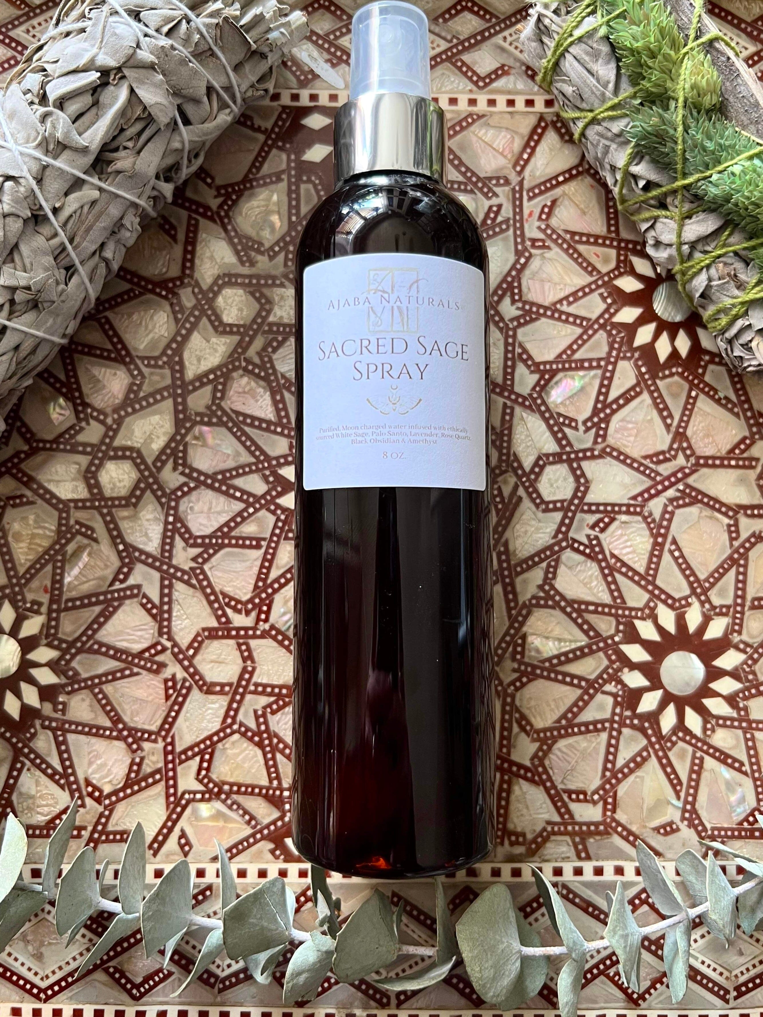All Natural Sacred Sage Spray – AJABA NATURALS®